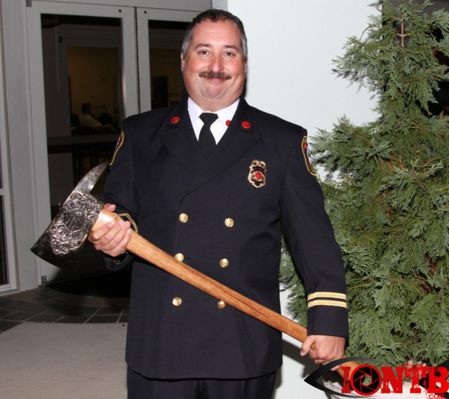 Chief Patrick Competelli receives a Golden Axe from City of Belleair ...