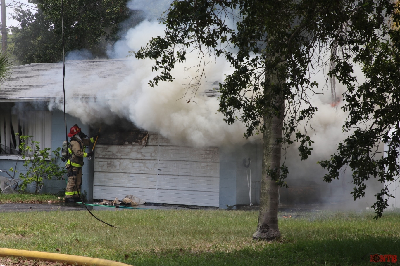 Firefighters battle structure fire at a home in unincorporated Seminole ...