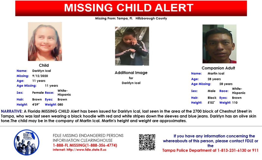 Florida missing child alert issued - IONTB